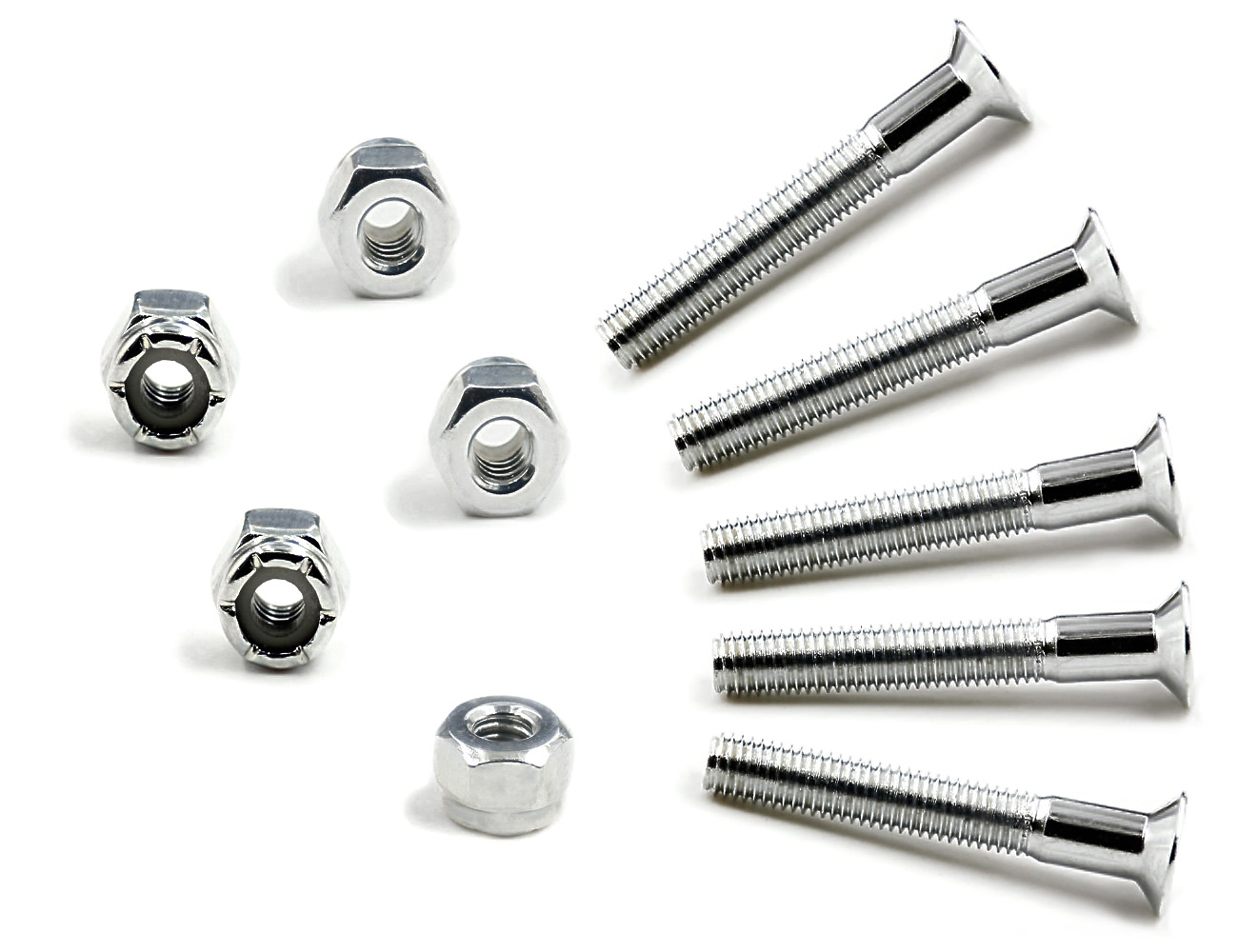 Skateboard Nuts And Bolts BESPEED Steel Flat Head Phillips Truck Bolts ...