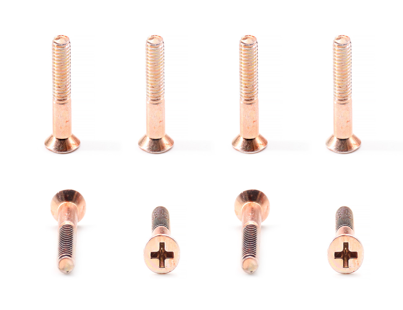 Bridge Bolts For Skateboards BESPEED Rose Gold Truck Bolts