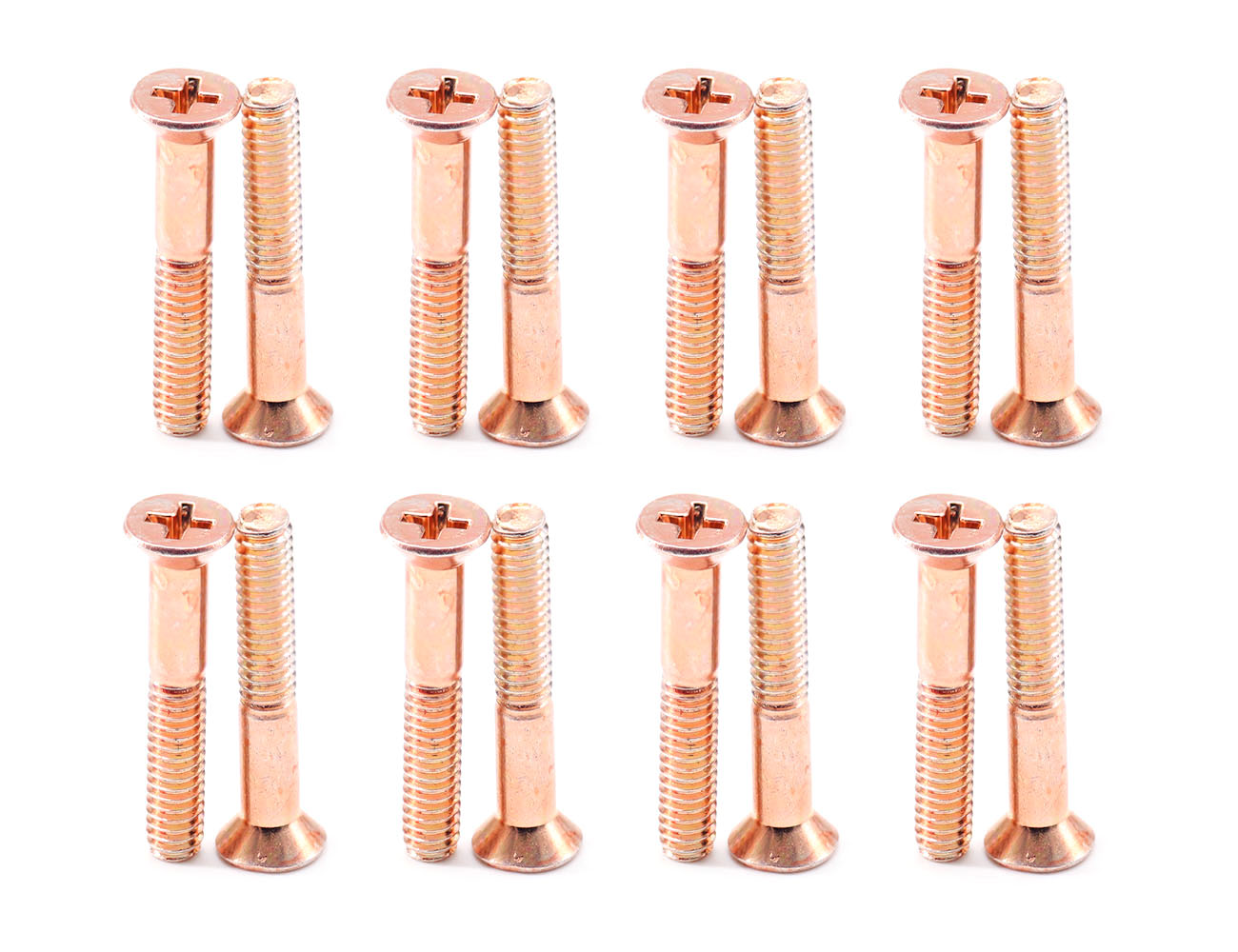 Bridge Bolts For Skateboards BESPEED Rose Gold Truck Bolts