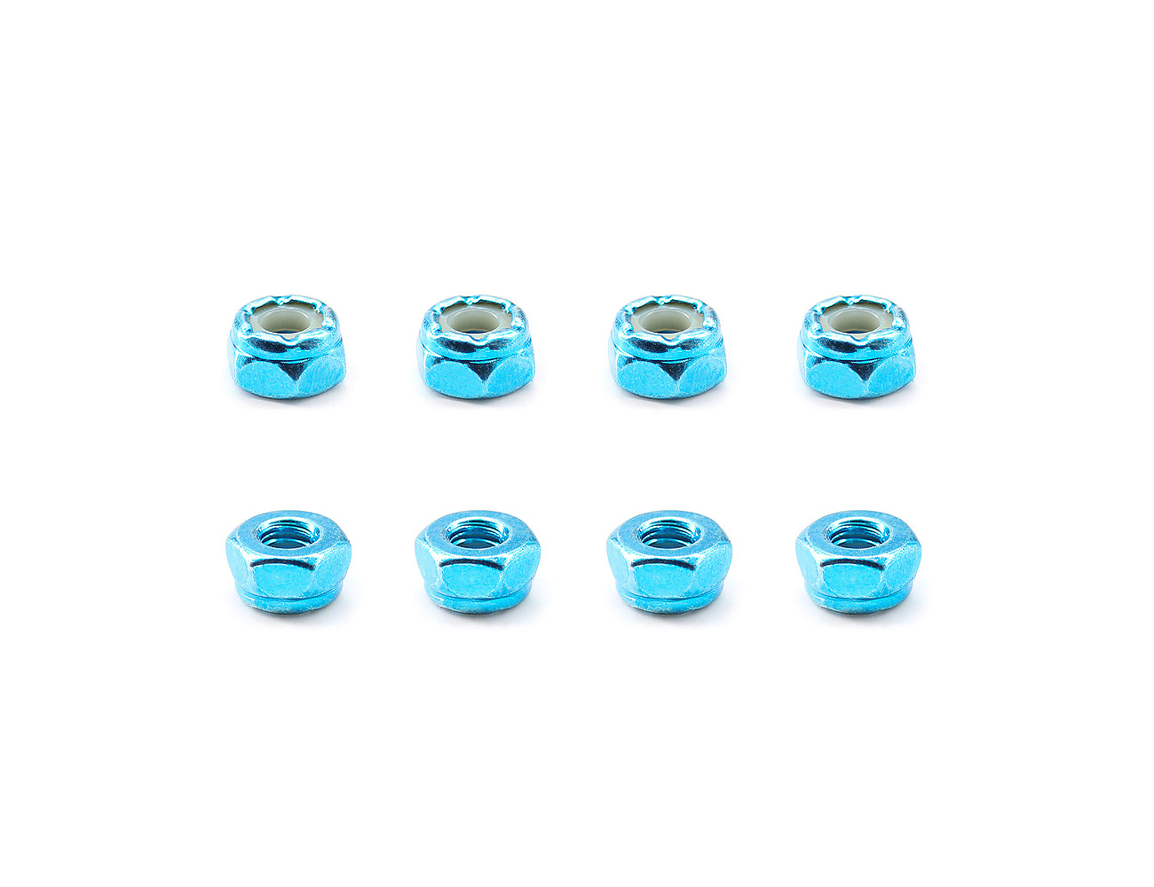 Skateboard Nuts BESPEED Blue Nuts For Skateboard Truck