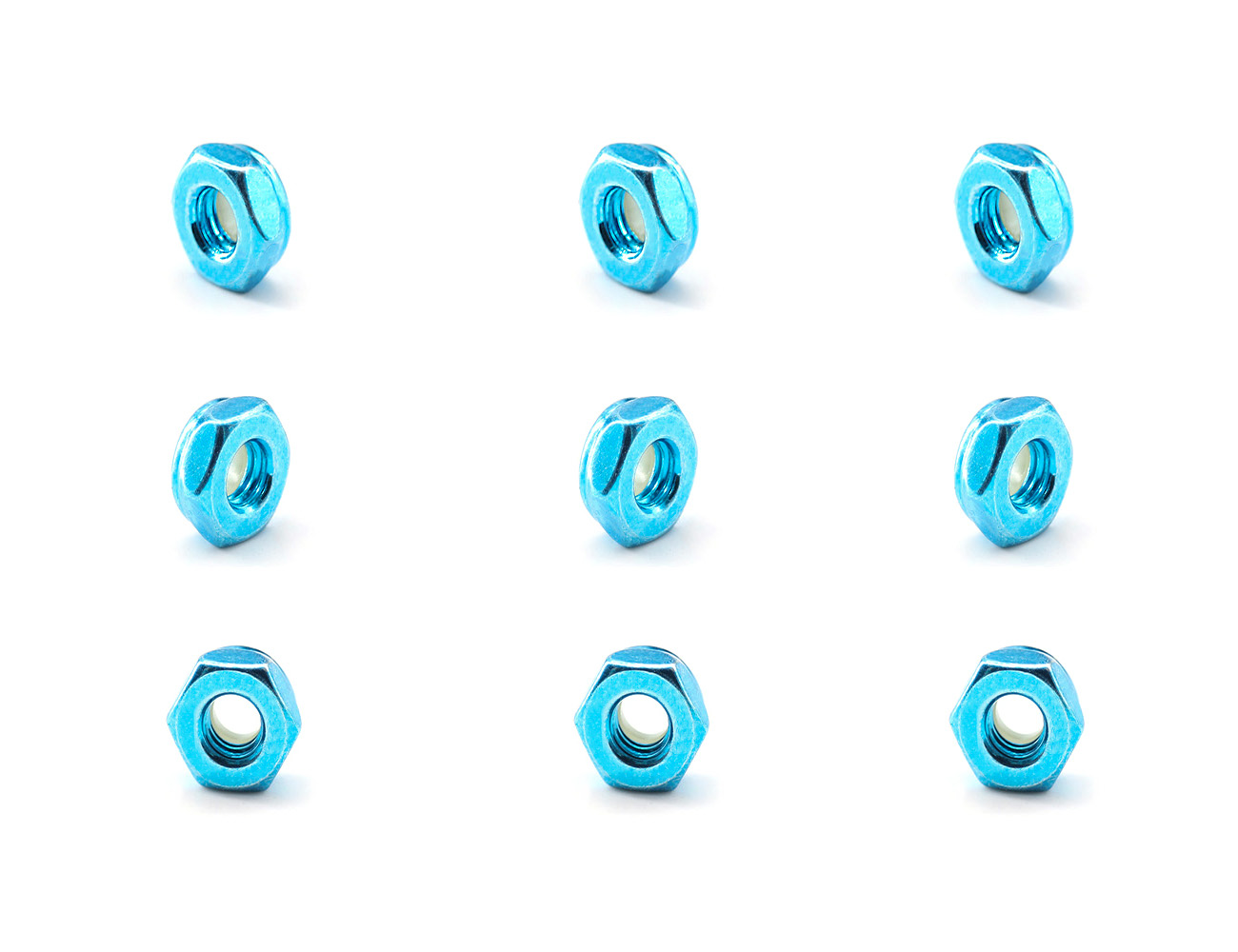 Skateboard Nuts BESPEED Blue Nuts For Skateboard Truck