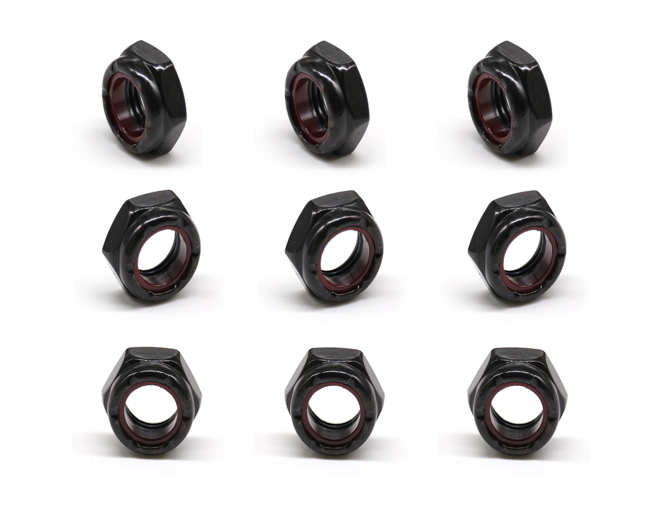 Skateboard Hardware Kingpin Nuts BESPEED Black Lock Nuts