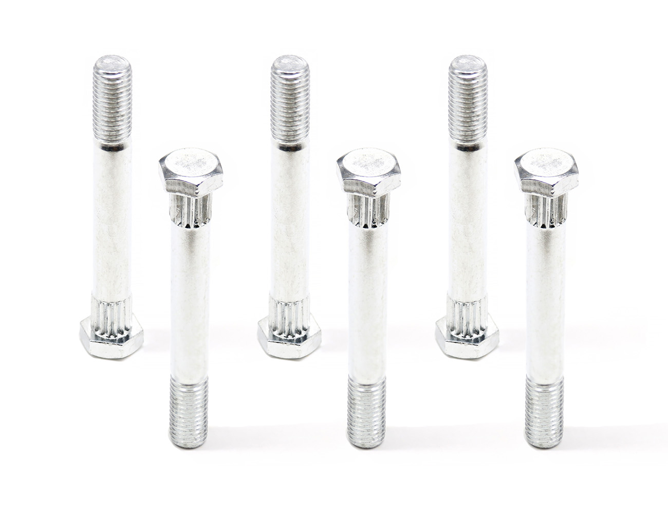 Kingpin Skateboard Bolts BESPEED Silver Hexagon Knurl Kingpin