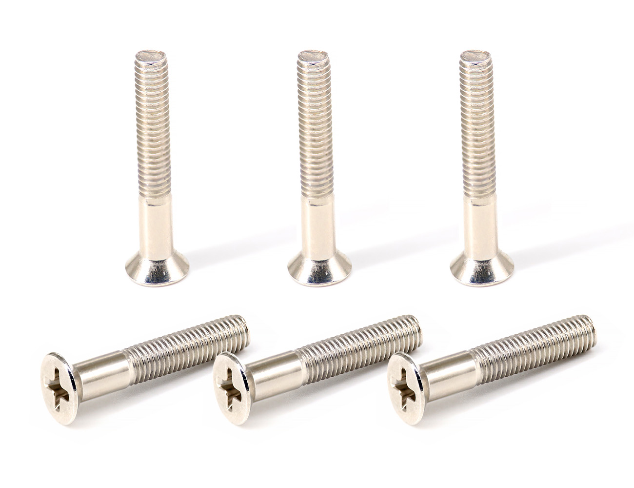 Skateboard Accessories Mounting Screws BESPEED Silver Bolts